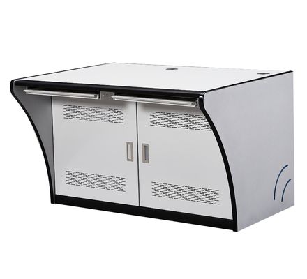 Home Office Control Center Desk Double Seat PC Desk with Laboratory ...