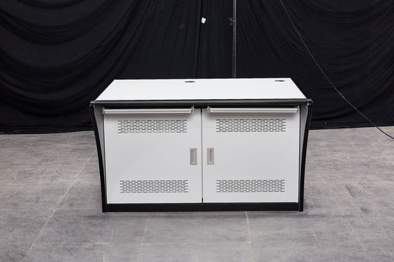 Home Office Control Center Desk Double Seat PC Desk with Laboratory ...